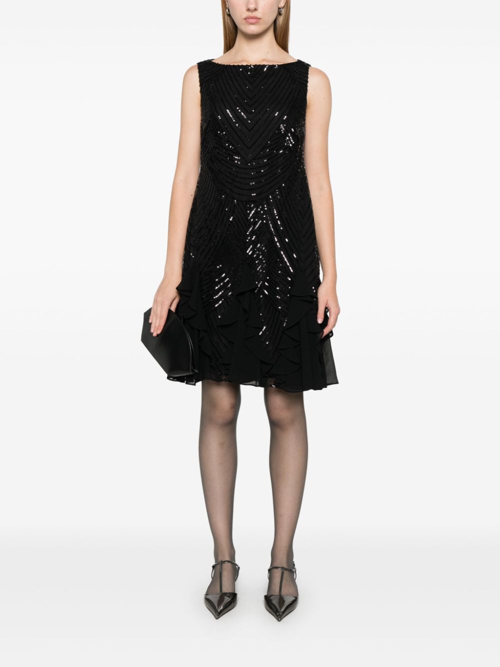 RALPH LAUREN Lauren Ralph Lauren Sequined Mini Dress