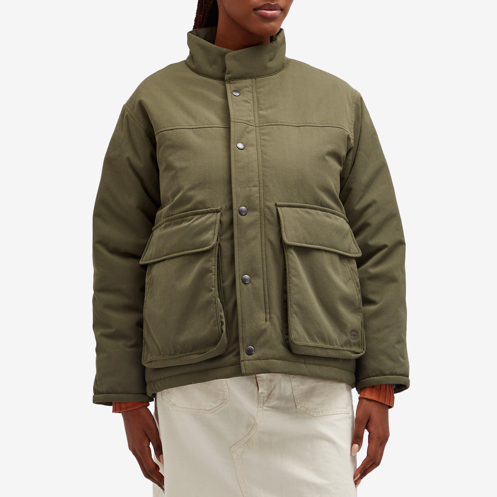 Snow Peak Takibi Weather Padded Jacket In Olive - 70% Off