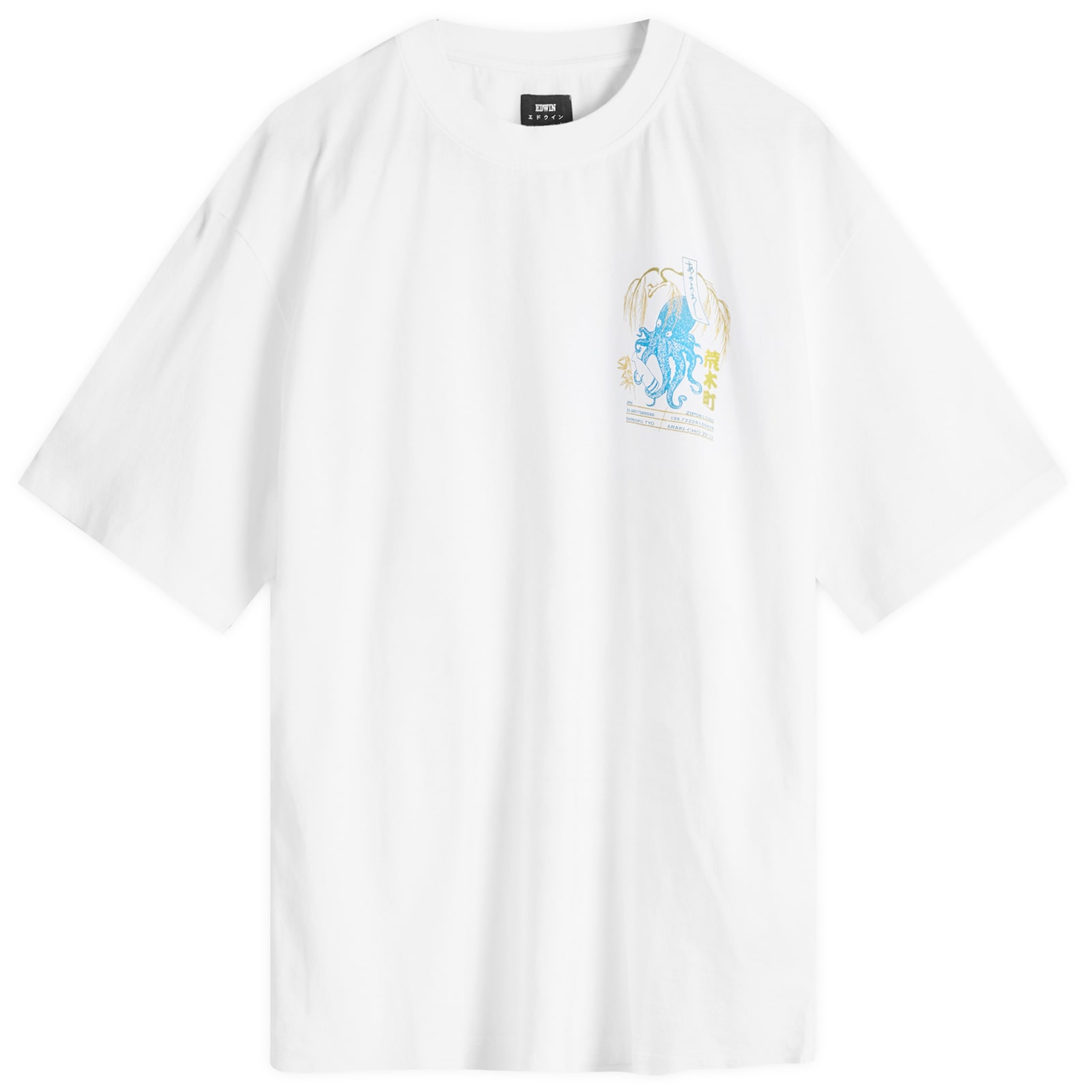 Edwin Drink Modd T-Shirt In White - 30% Off | Editorialist