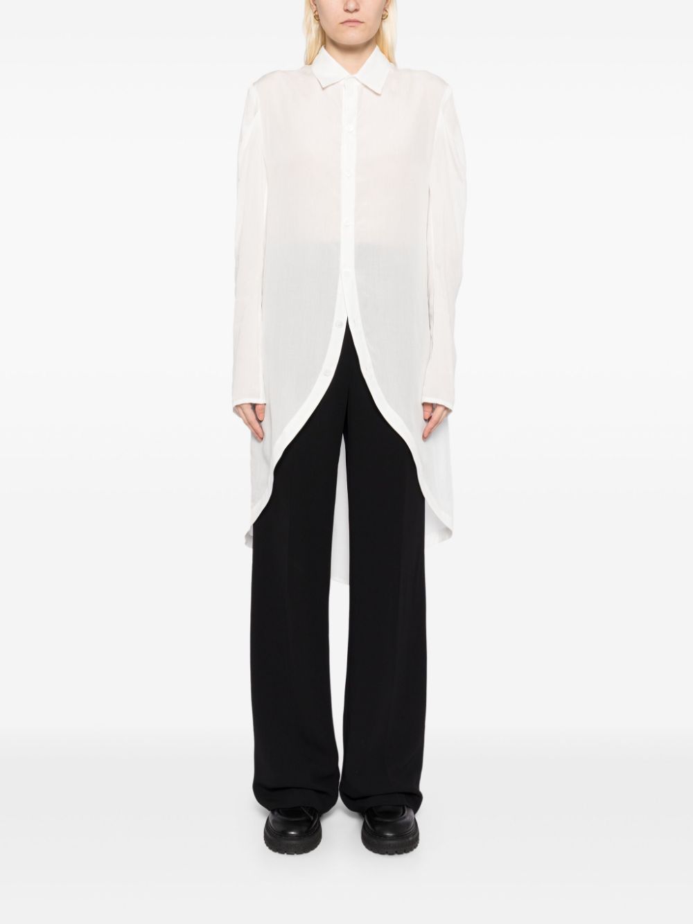 YOHJI YAMAMOTO Yohji Yamamoto Long-Sleeved Shirt