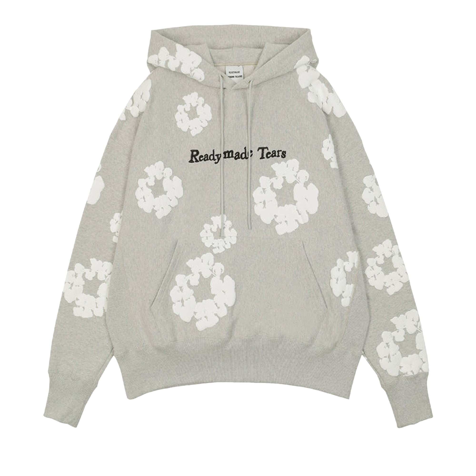 Readymade X Denim Tears Cotton Wreath Hoodie - Grey | Editorialist