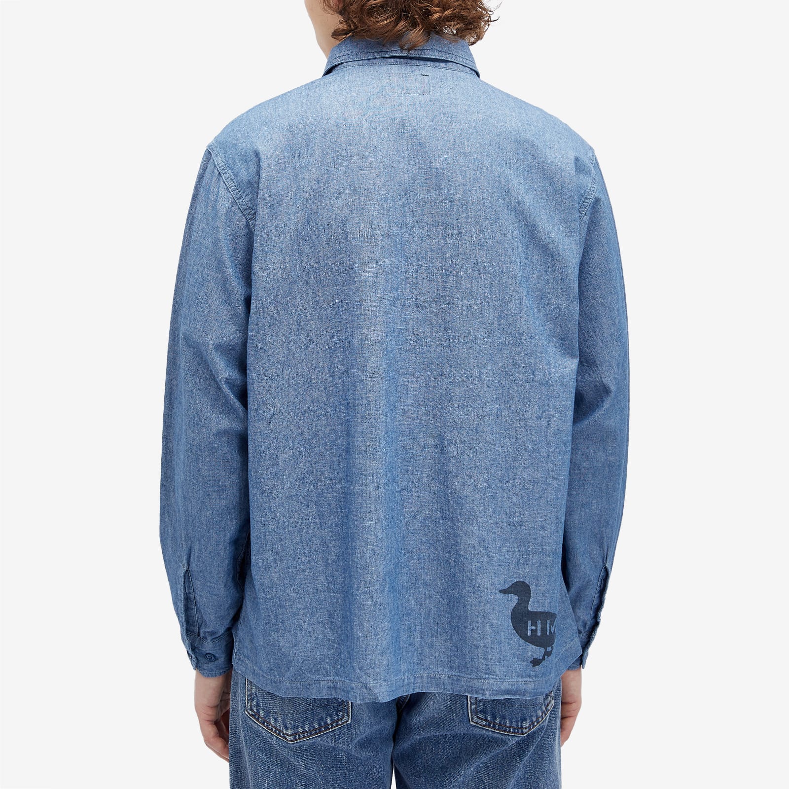 トップス HUMAN MADE Military Chambray Shirt Human Made Military Chambray Shirt In Indigo - 45% Off | Editorialist