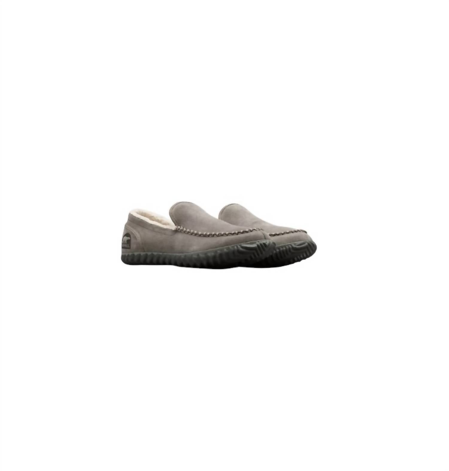 Sorel Dude Moc Slippers In Quarry In Grey - 42% Off 