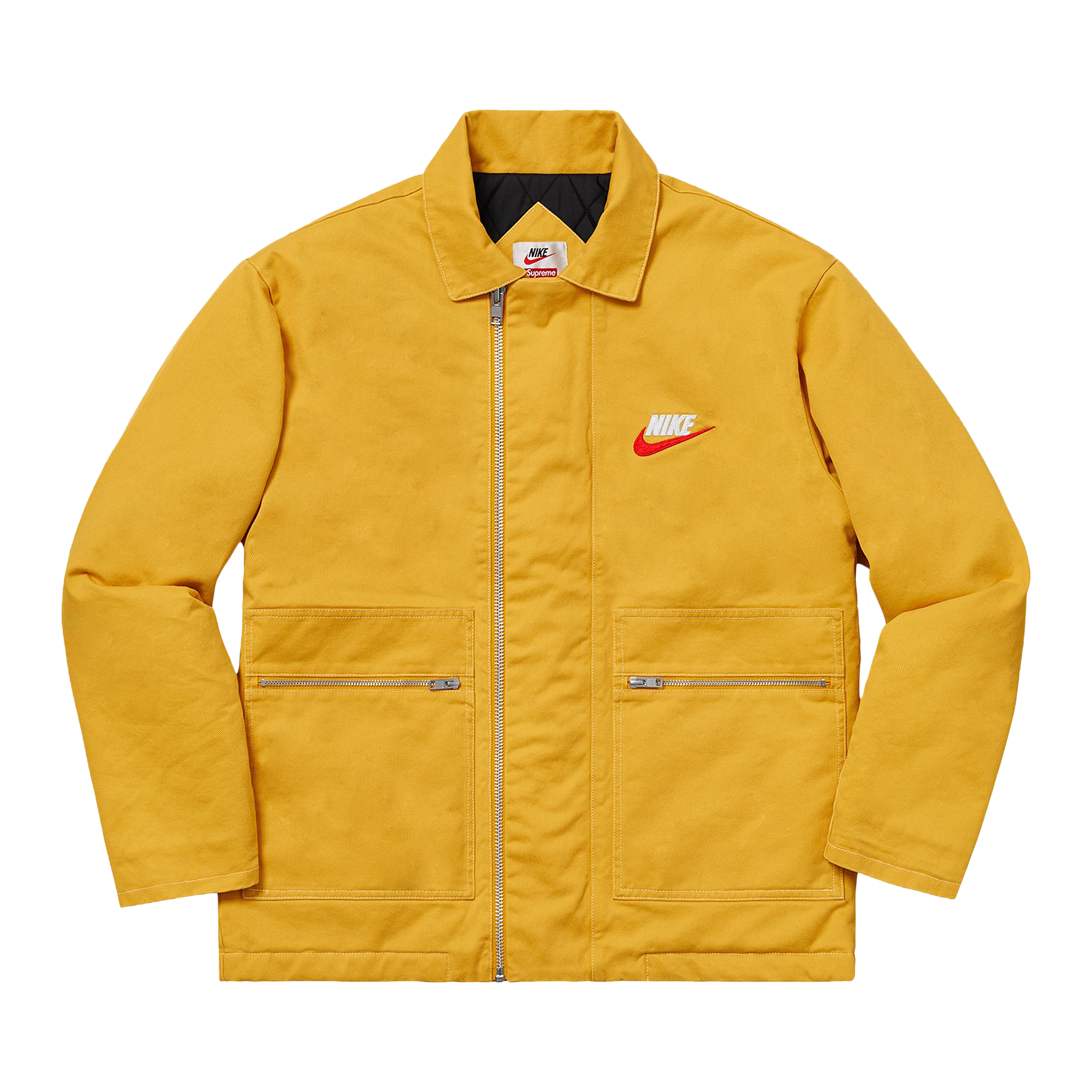 Supreme X Nike Quilted Work Jacket - Yellow | Editorialist