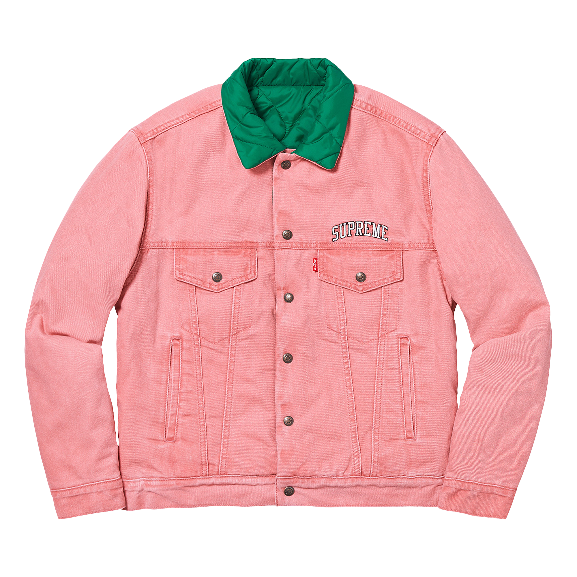 Supreme X Levis Trucker Jacket - Brown | Editorialist