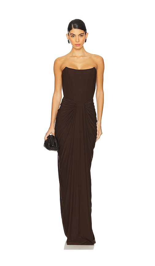 deme by gabriella dress Suzie this dreamy gown exudes an otherworldly elegance Celeste - Red S
