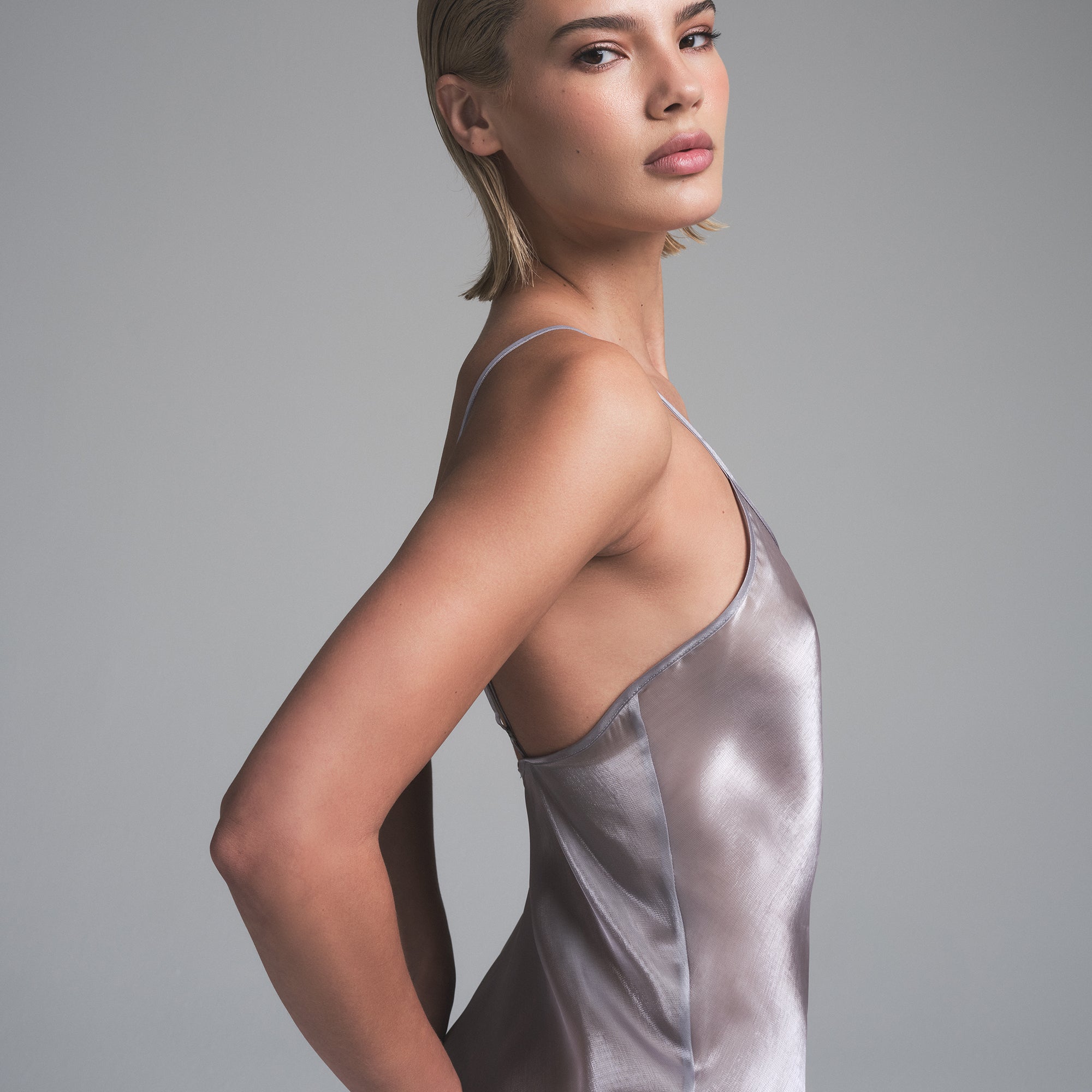Skims Liquid Organza Cami Long Dress - Sienna | Editorialist