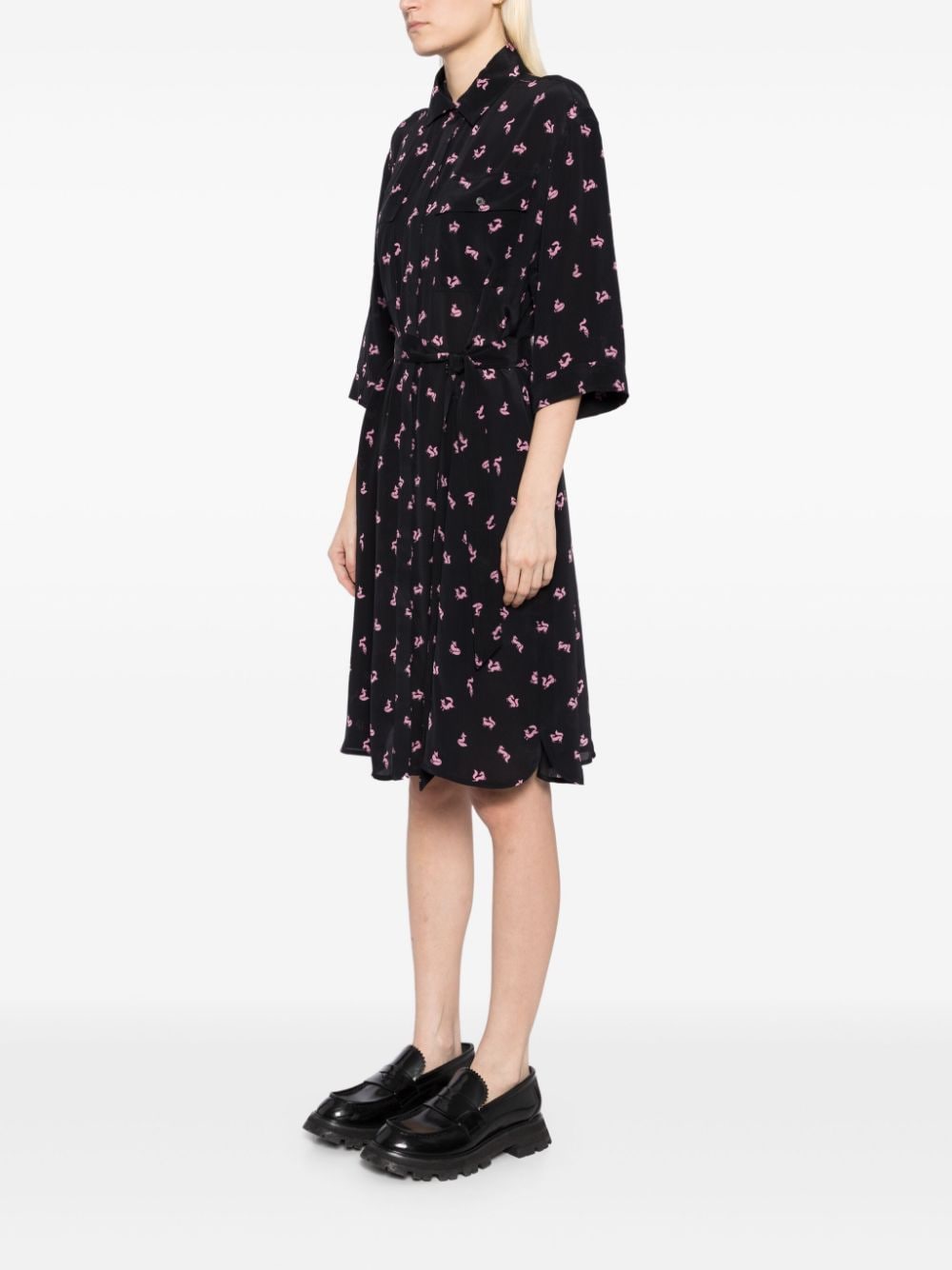 MAISON KITSUNÉ Maison Kitsuné Double Pocket Shirt Dress