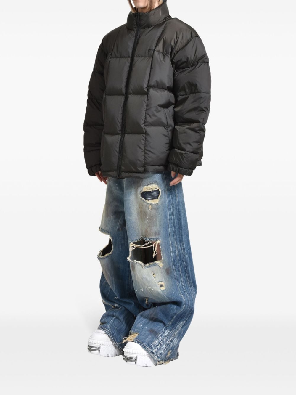 VETEMENTS VETEMENTS Logo-Embroidered Padded Jacket