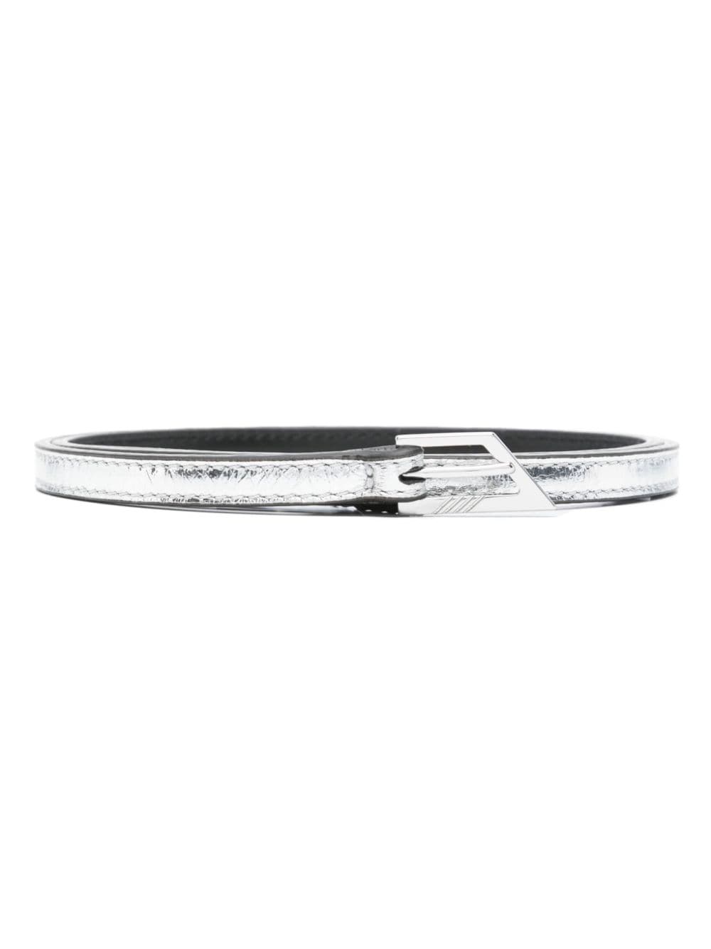 PRADA Prada Woven Leather Ballerinas with Triangle Logo