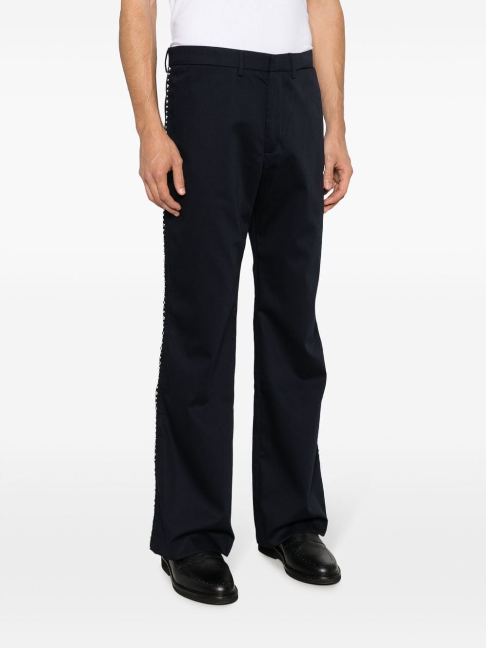 WALES BONNER Wales Bonner Studded Bootcut Trousers