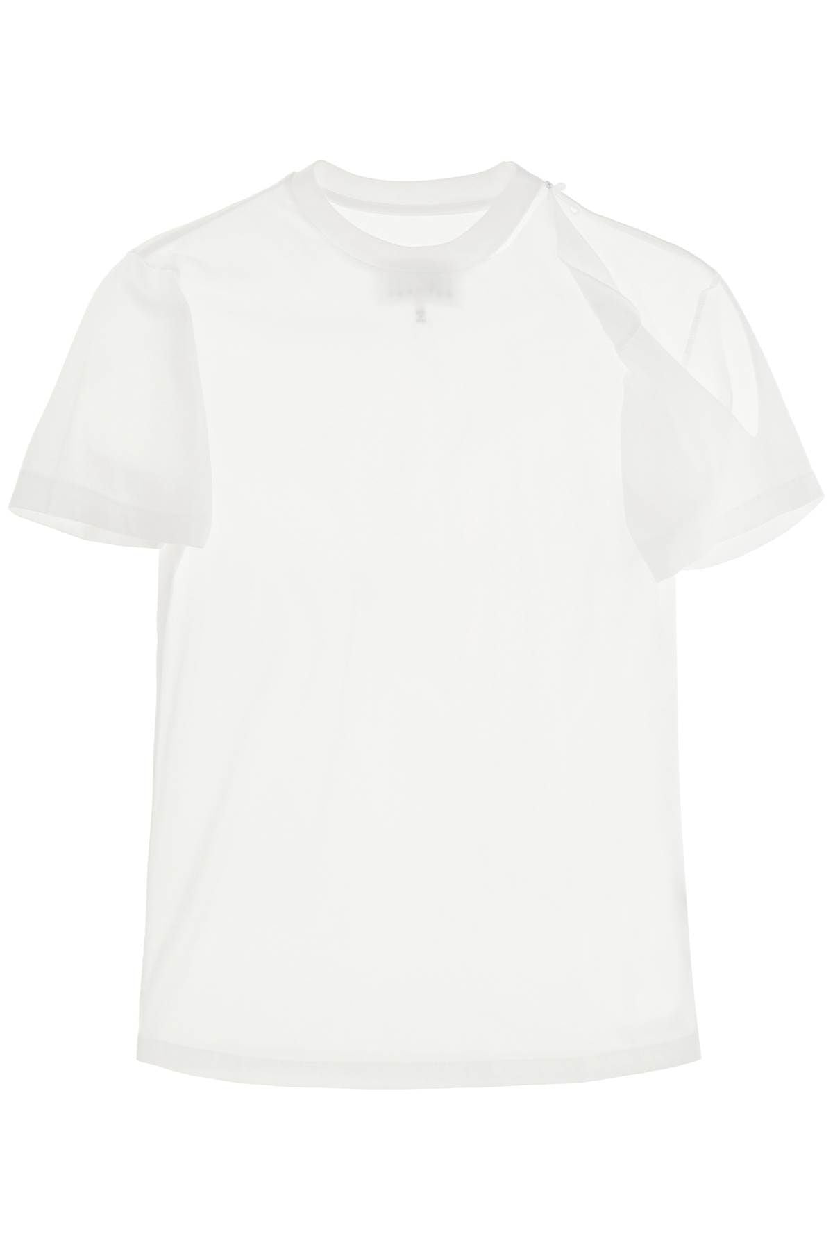 Maison Margiela Destroyed T Shirt In White - 24% Off | Editorialist