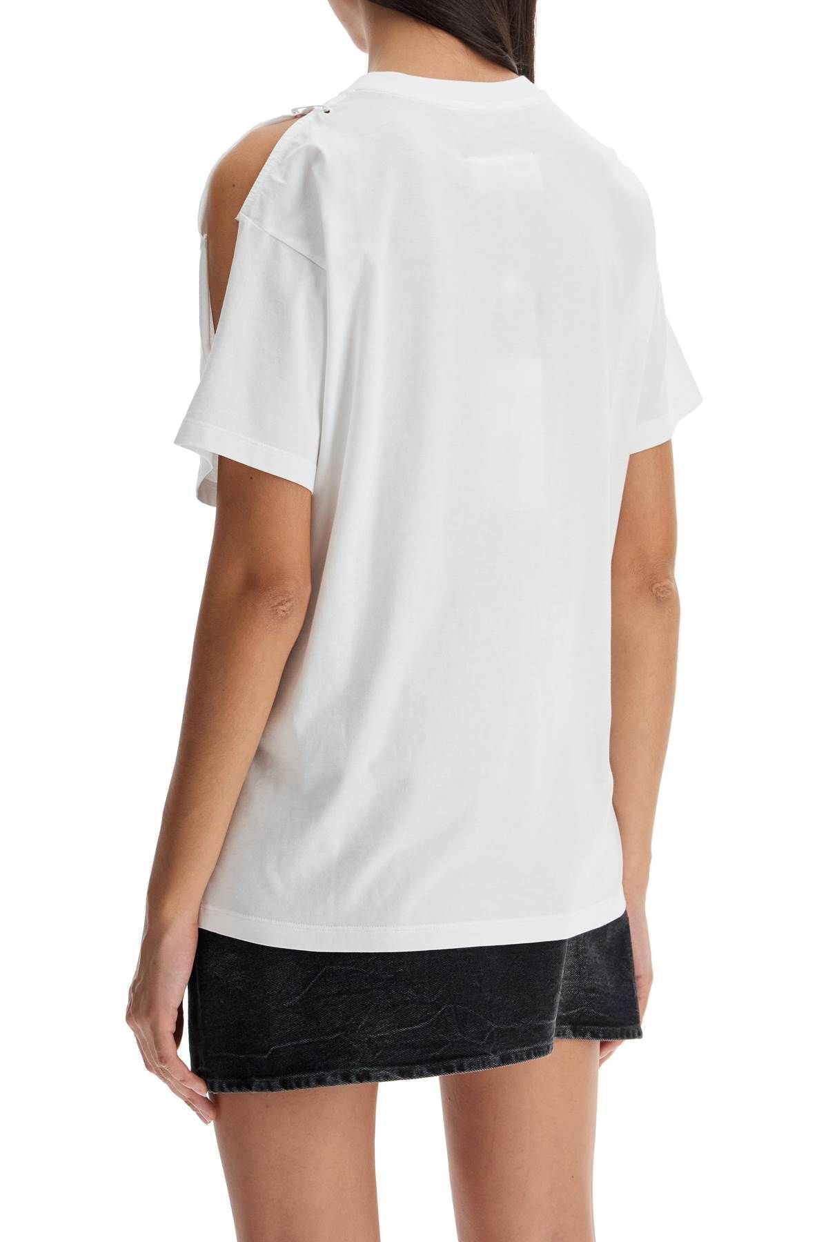 Maison Margiela Destroyed T Shirt In White - 24% Off | Editorialist