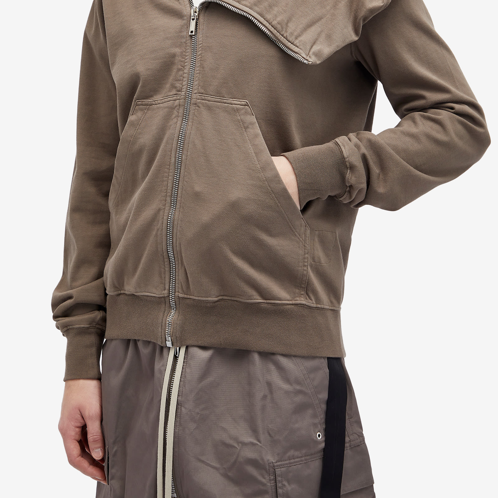 Rick Owens Mountain Hoodie - Dust | Editorialist