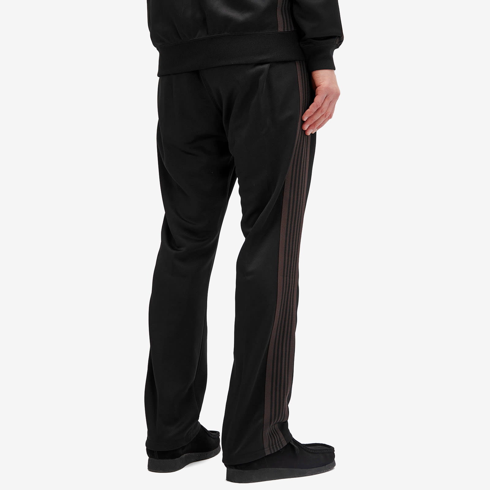 Needles Poly Smooth Narrow Track Pant - Black | Editorialist