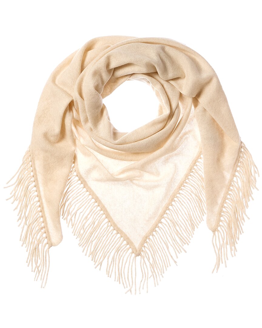 Brodie Cashmere Fringe Cashmere Scarf In Gold 55% Off Editorialist