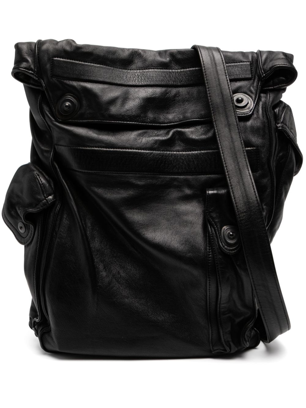 JULIUS Coated Gasmask Bag - Black | Editorialist