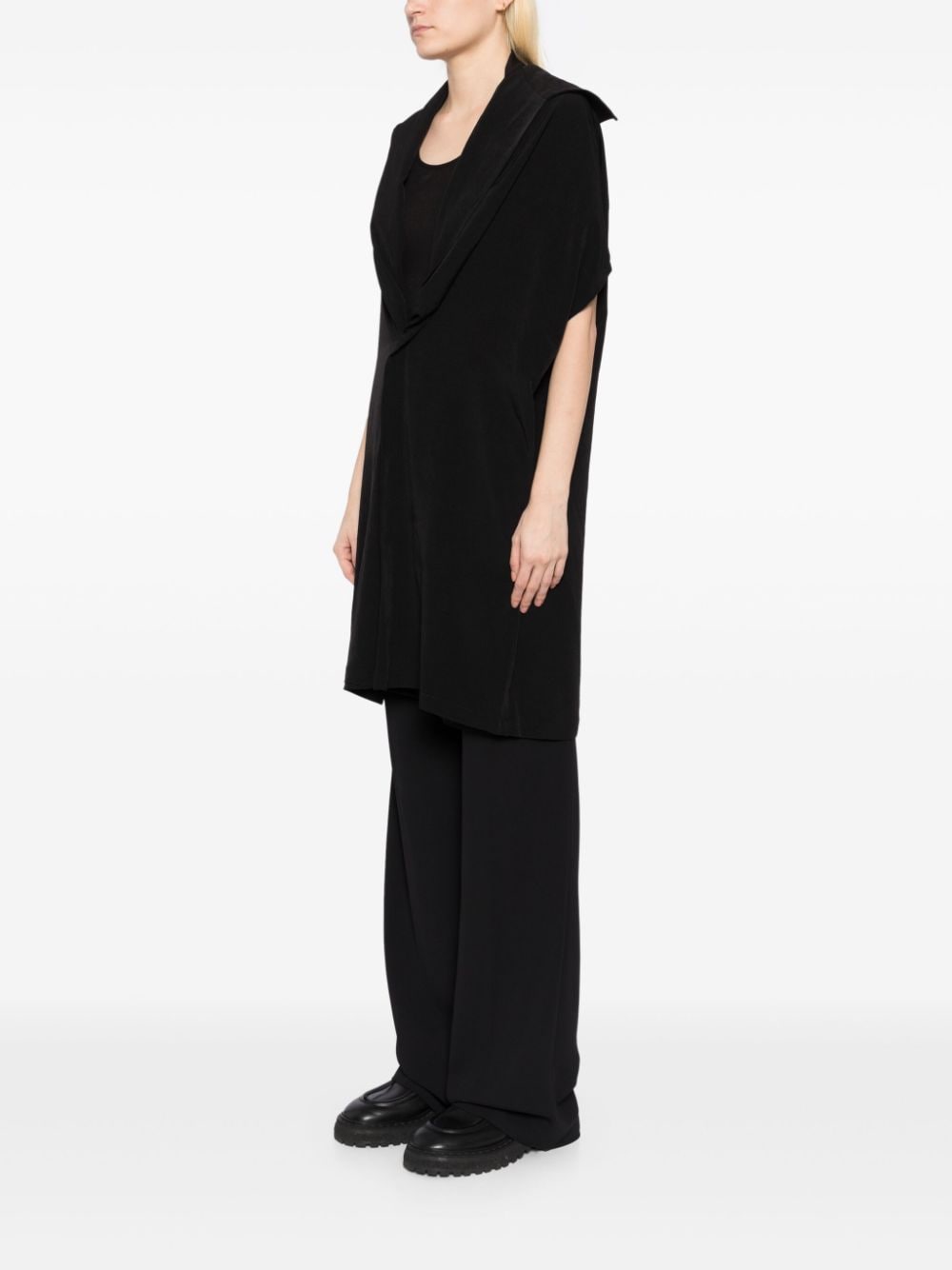 YOHJI YAMAMOTO Yohji Yamamoto V-Neck Dress