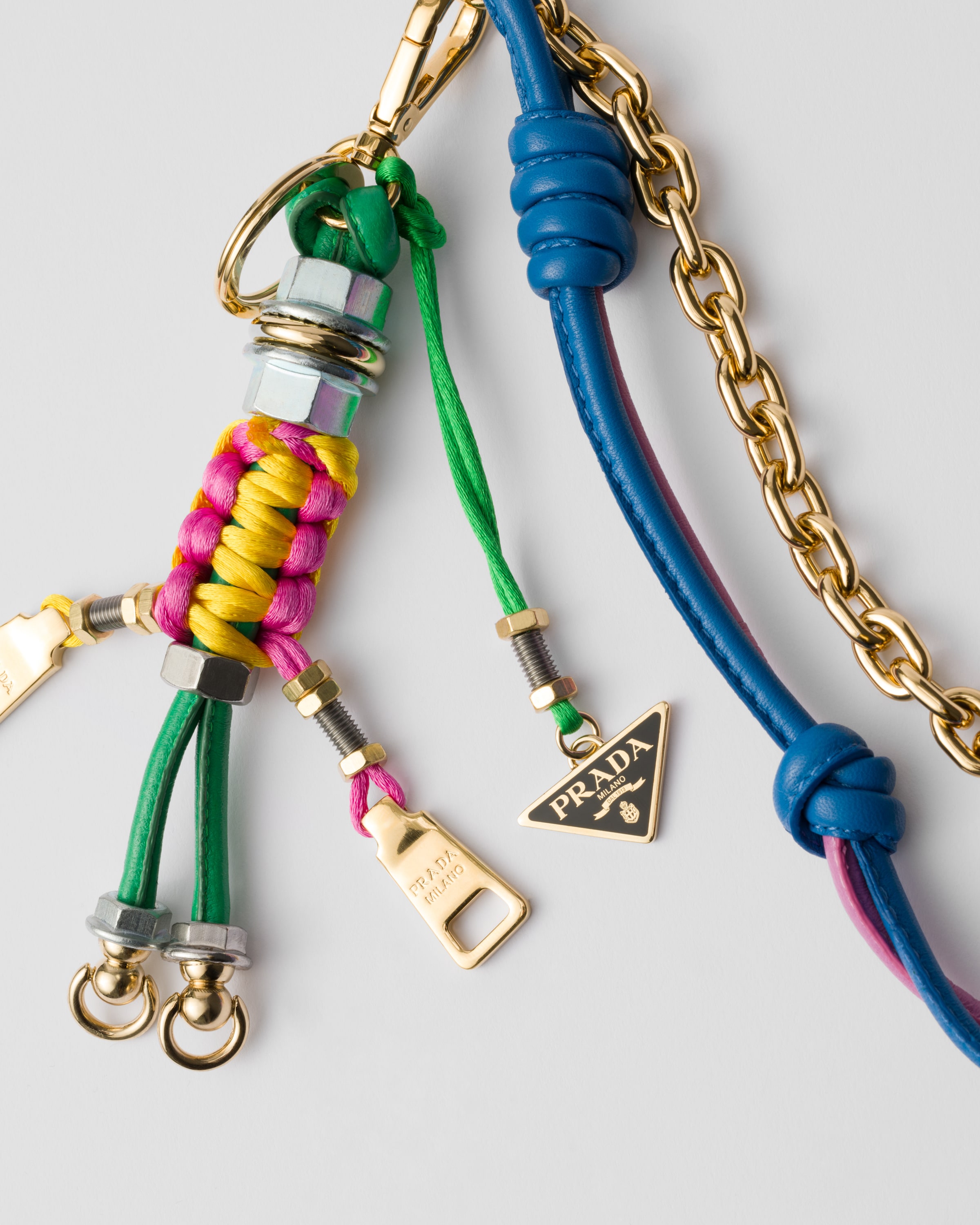 Prada Pop Strings Keychain Charm - Green | Editorialist