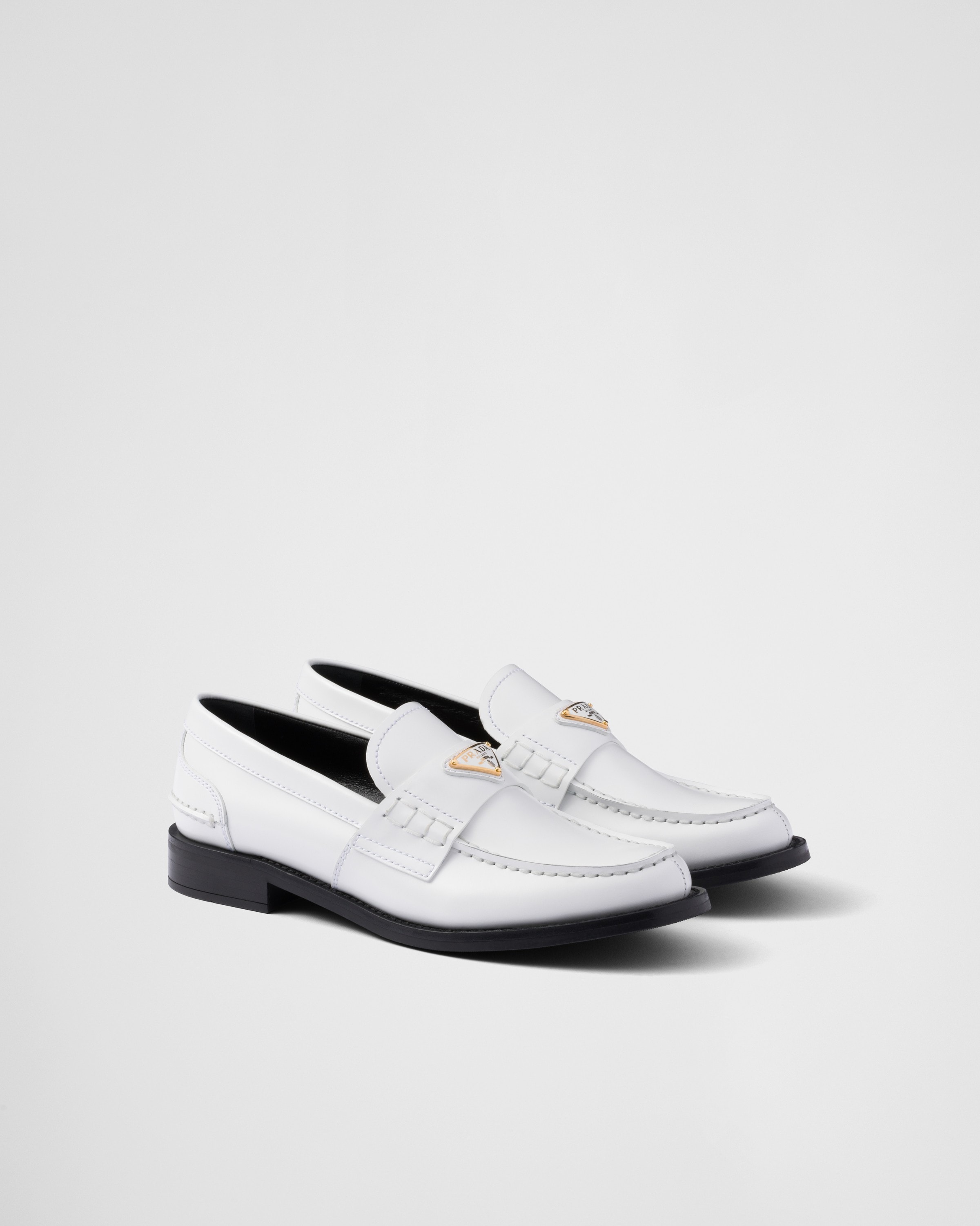 Prada White Loafers Prada White Loafers – www.Lukes.store main image 3