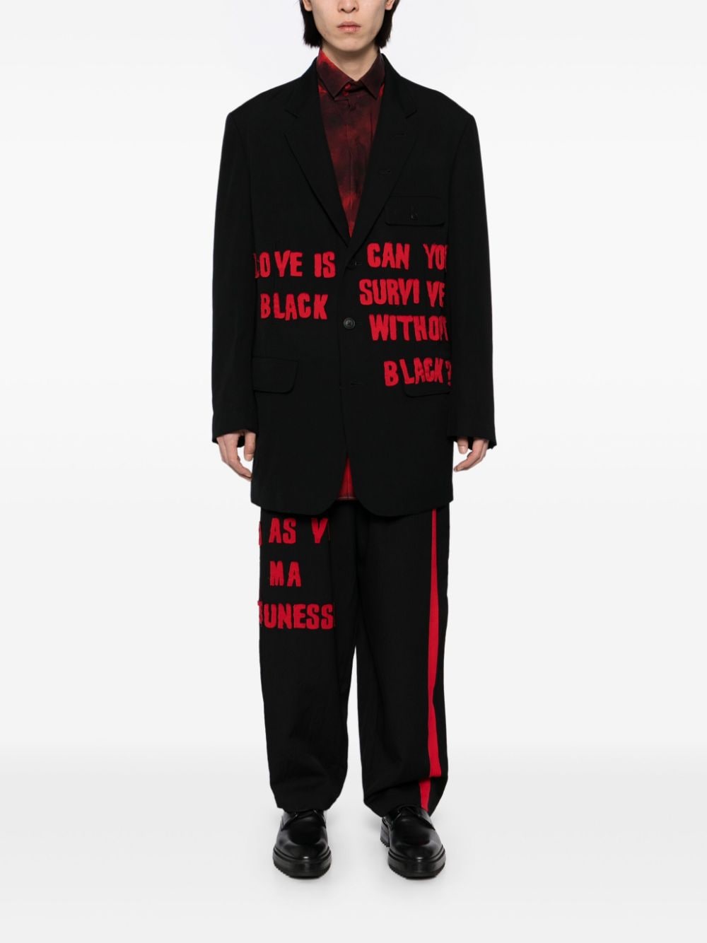 YOHJI YAMAMOTO Yohji Yamamoto Patchwork Trousers