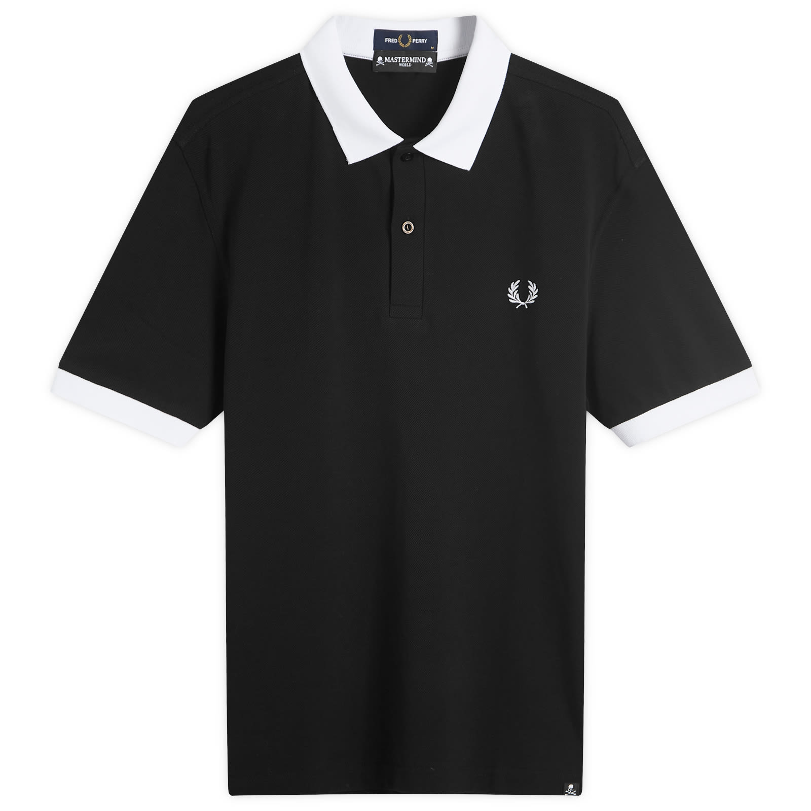 Fred Perry X Mastermind Polo Shirt - Black | Editorialist