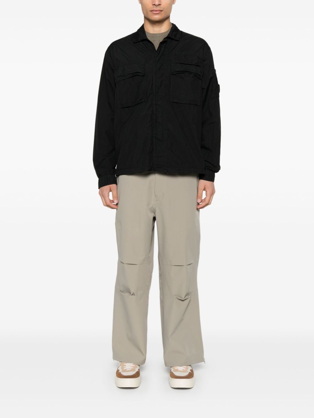 C.P. COMPANY lens-detail shirt