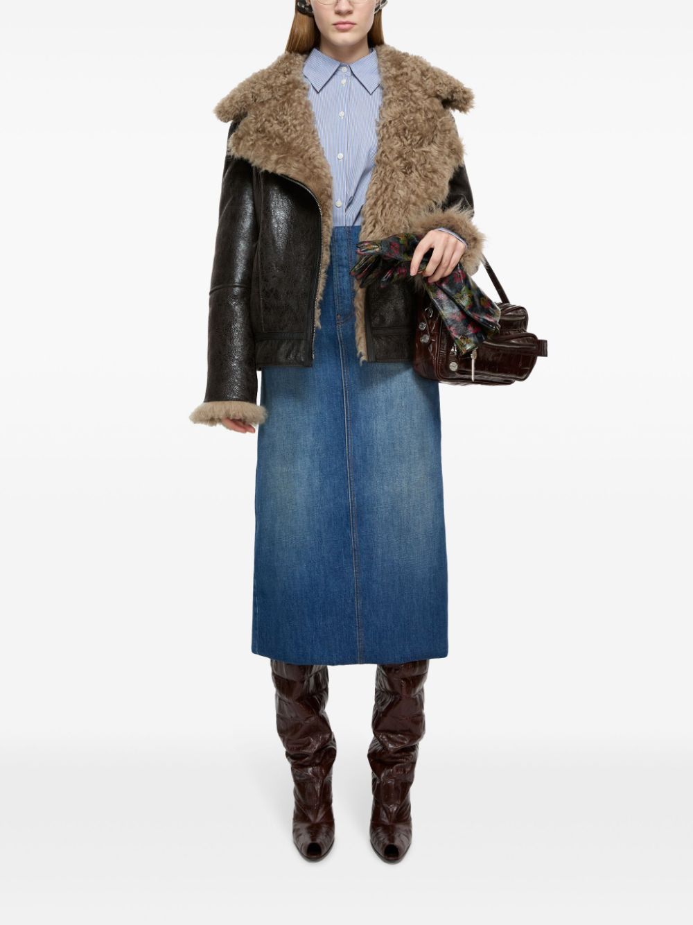 ACNE STUDIOS Shearling Leather Jacket
