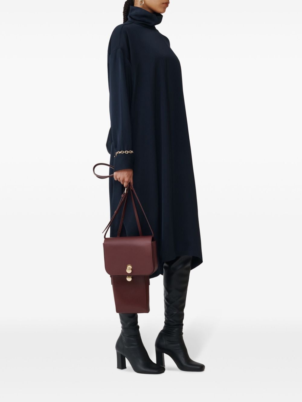 FABIANA FILIPPI Fabiana Filippi Satin Midi Dress