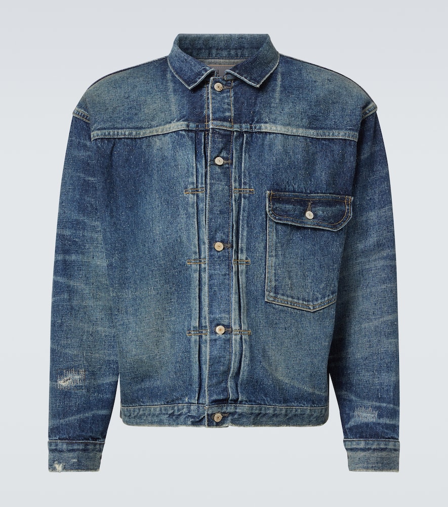Junya Watanabe X New Manual Denim Jacket In Blue - 30% Off