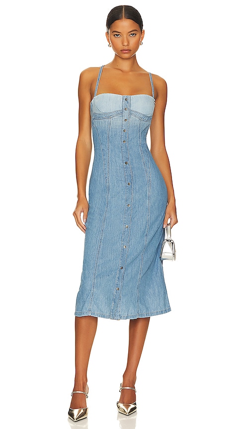Diesel Denim Dedressy Dress In Blue - 46% Off | Editorialist