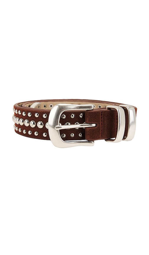 Understated Leather Hold Em Belt In Brown - 5% Off  display picture 3