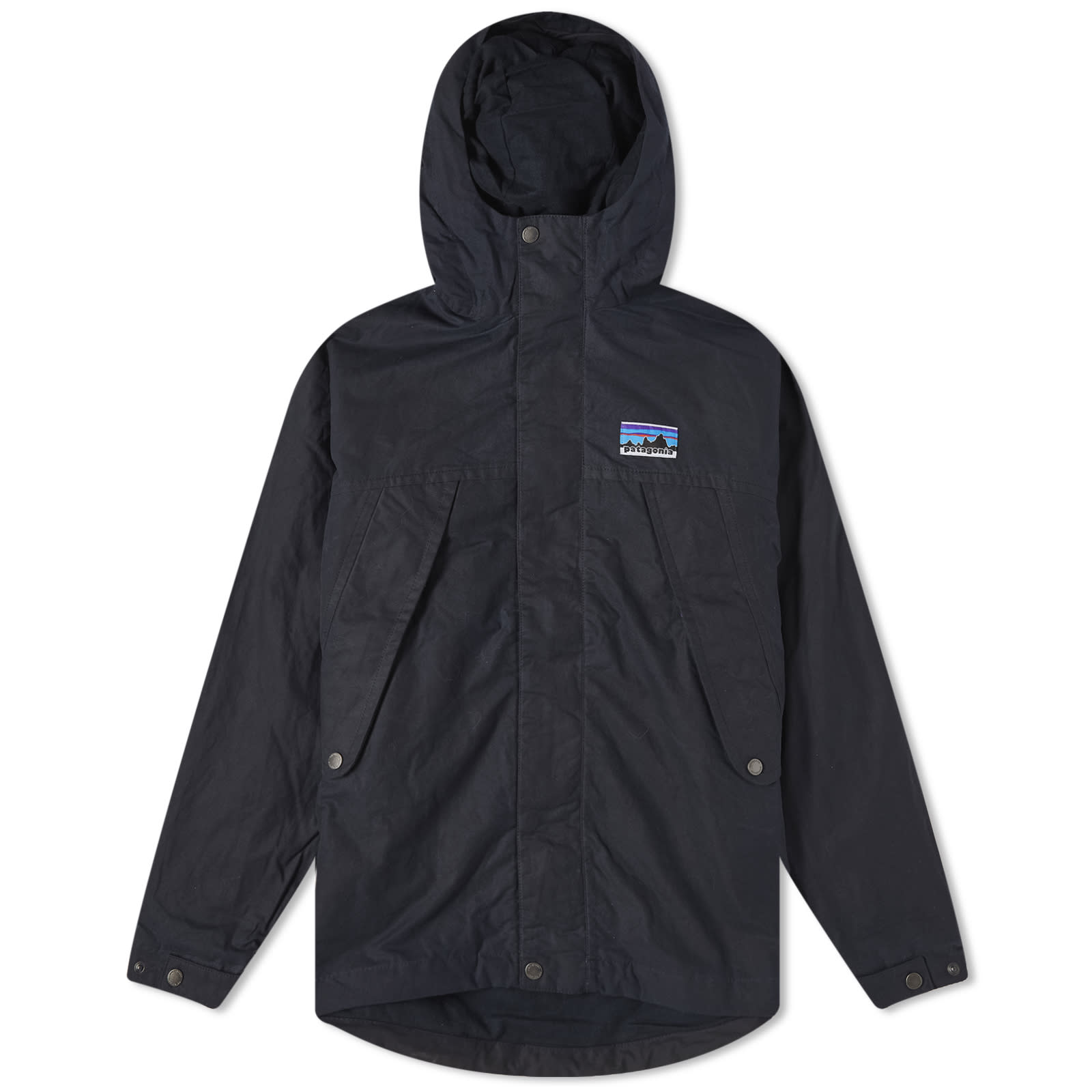Patagonia 50th Anniversary Waxed Cotton Jacket In Pitch Blue - 25 