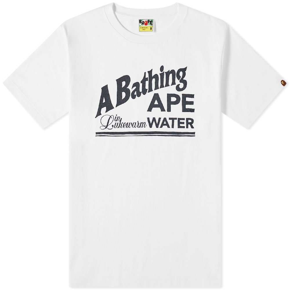 A Bathing Ape Archive Lukewarm Water T-Shirt In White - 35% Off
