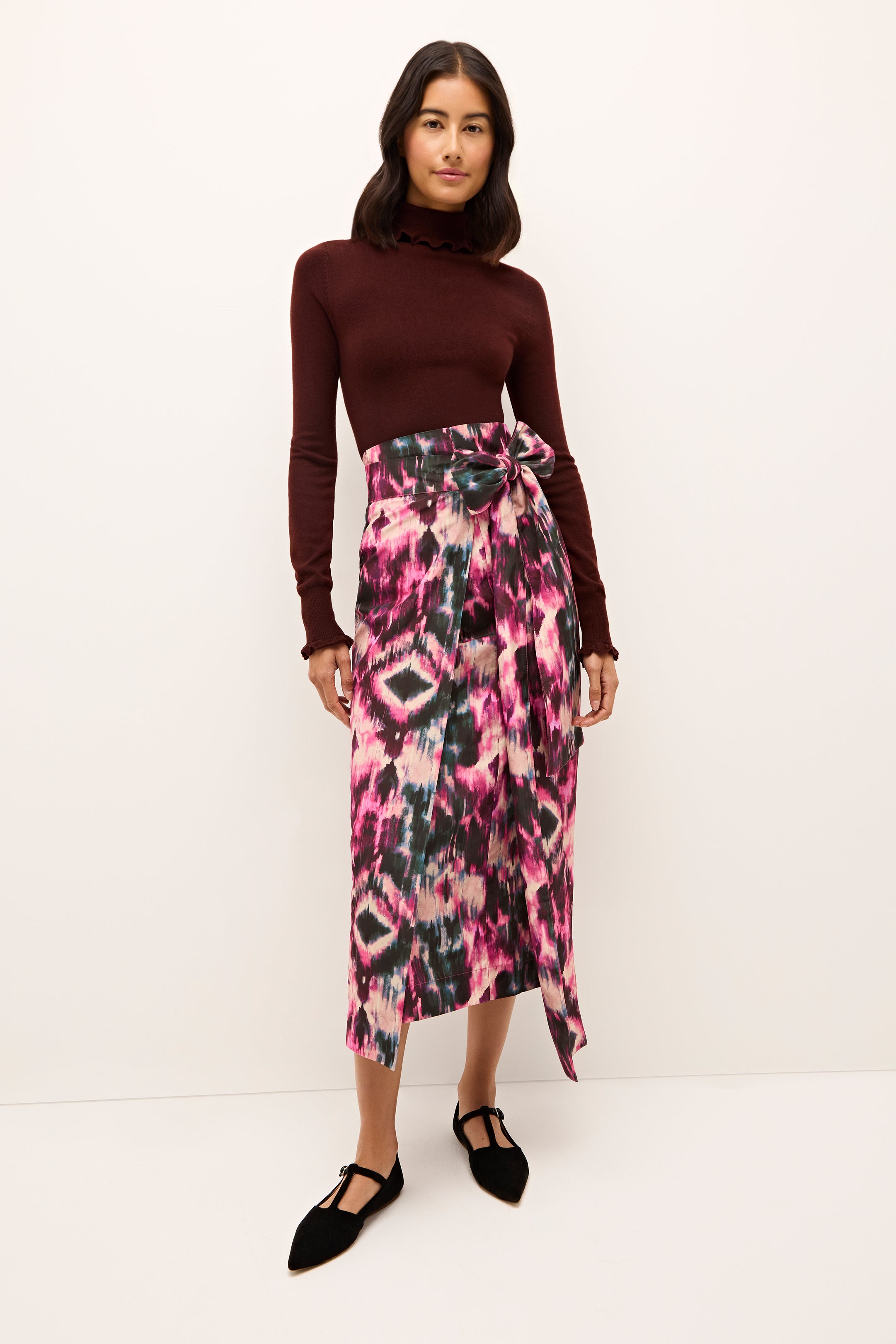 MARIE OLIVER Marie Oliver Georgina Printed Wrap Skirt