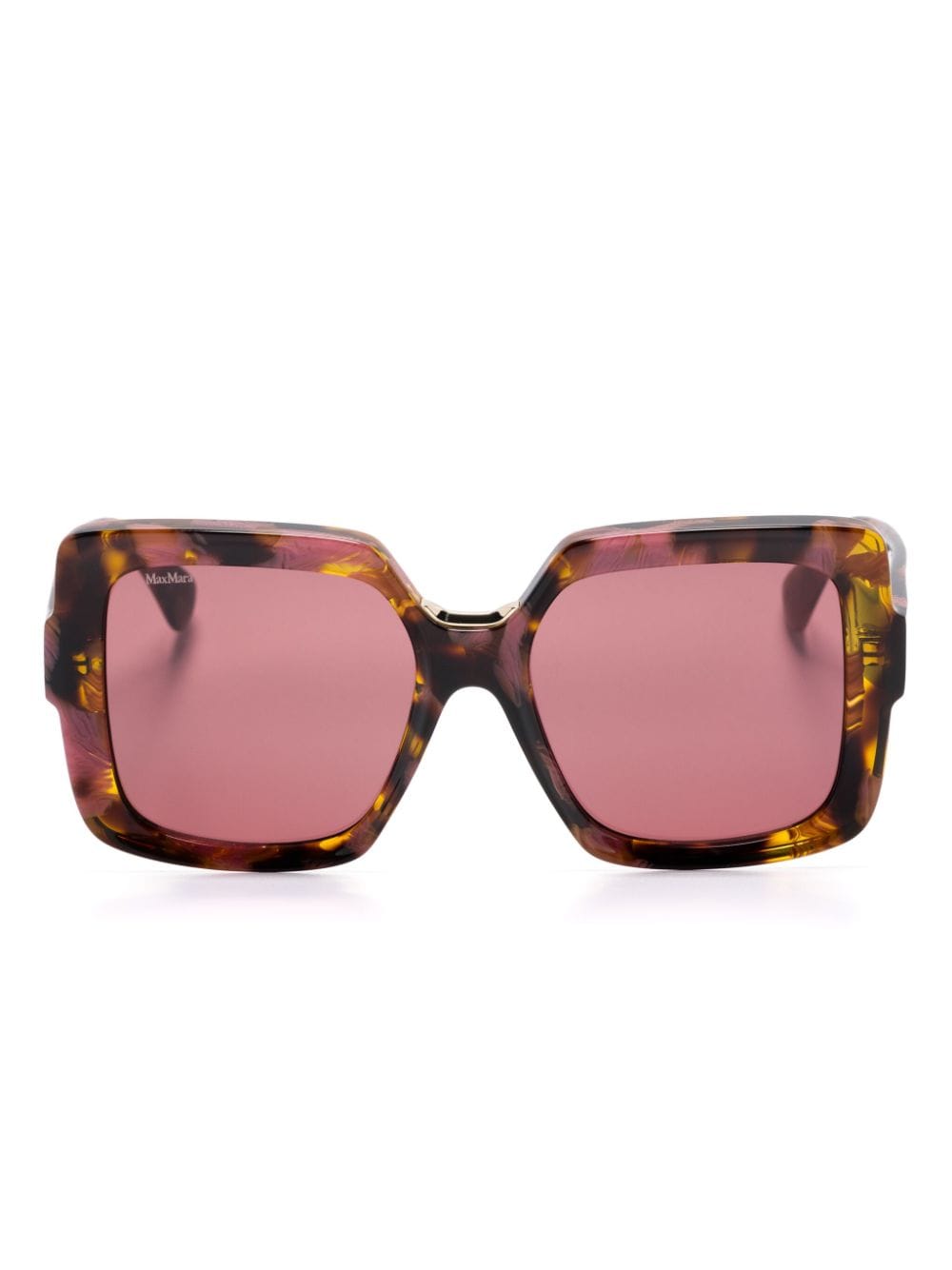 Max Mara Eyewear Tortoiseshell Oversize-Frame Sunglasses  display picture 1
