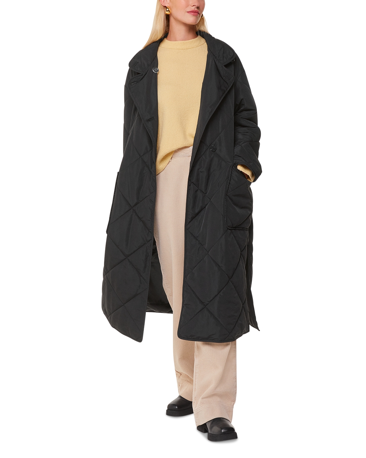 WHISTLES Whistles Alice Quilted Coat