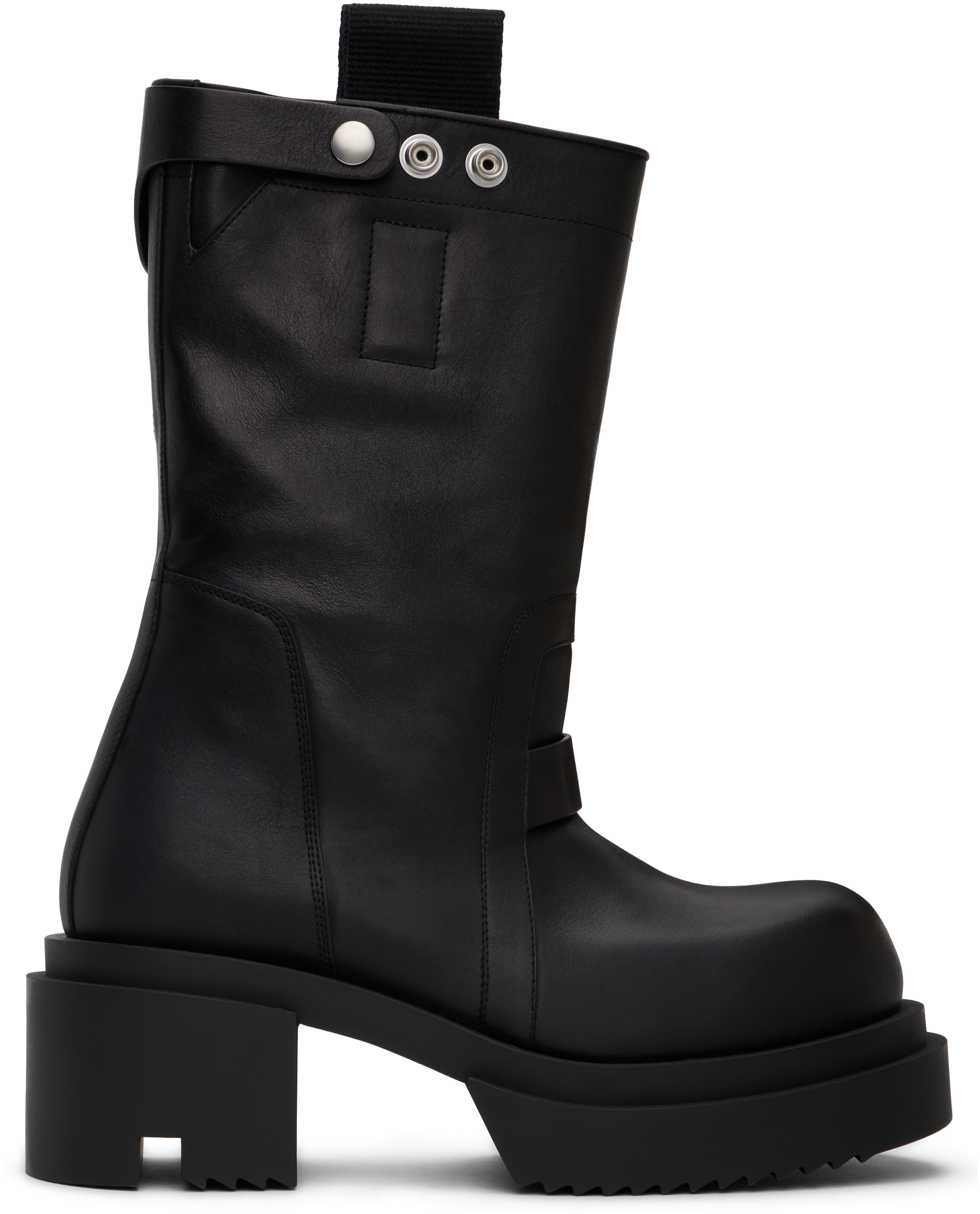 Rick Owens Black Porterville Bogun Boots In 09 Black - 45% Off 
