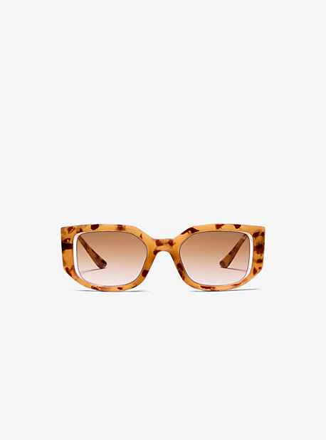 Michael Kors Denali Rectangle Sunglasses In Black - 55% Off  display picture 3