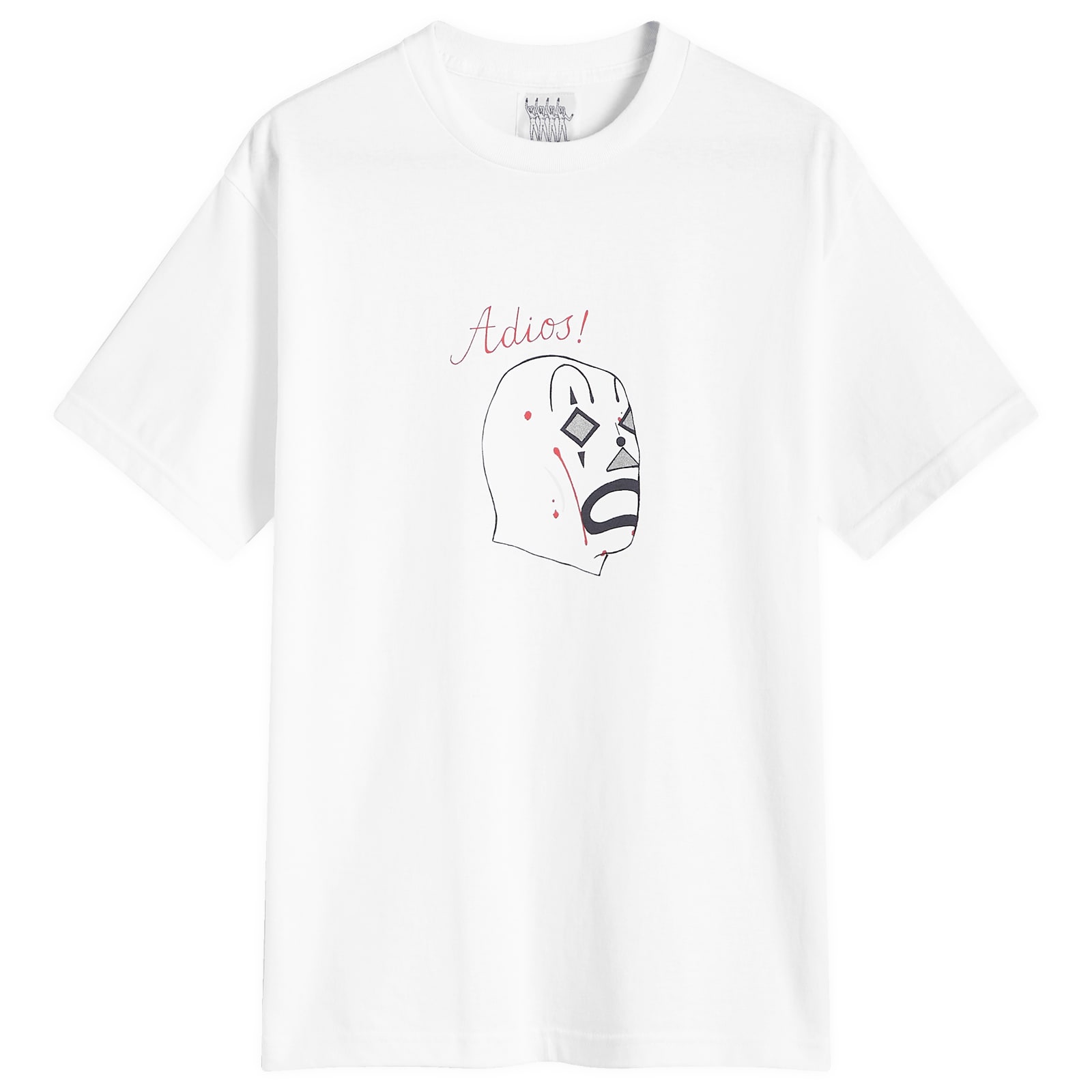 Wacko Maria Type-5 Adios T-Shirt In White - 40% Off | Editorialist