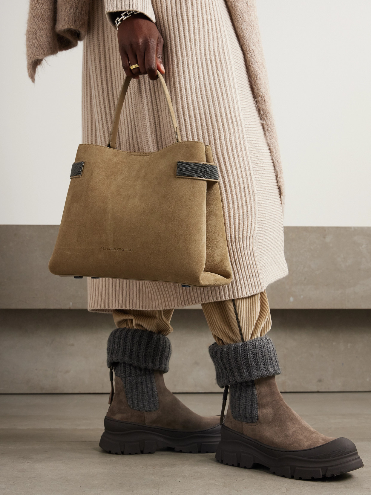 BRUNELLO CUCINELLI Brunello Cucinelli Bead-Embellished Shoulder Bag