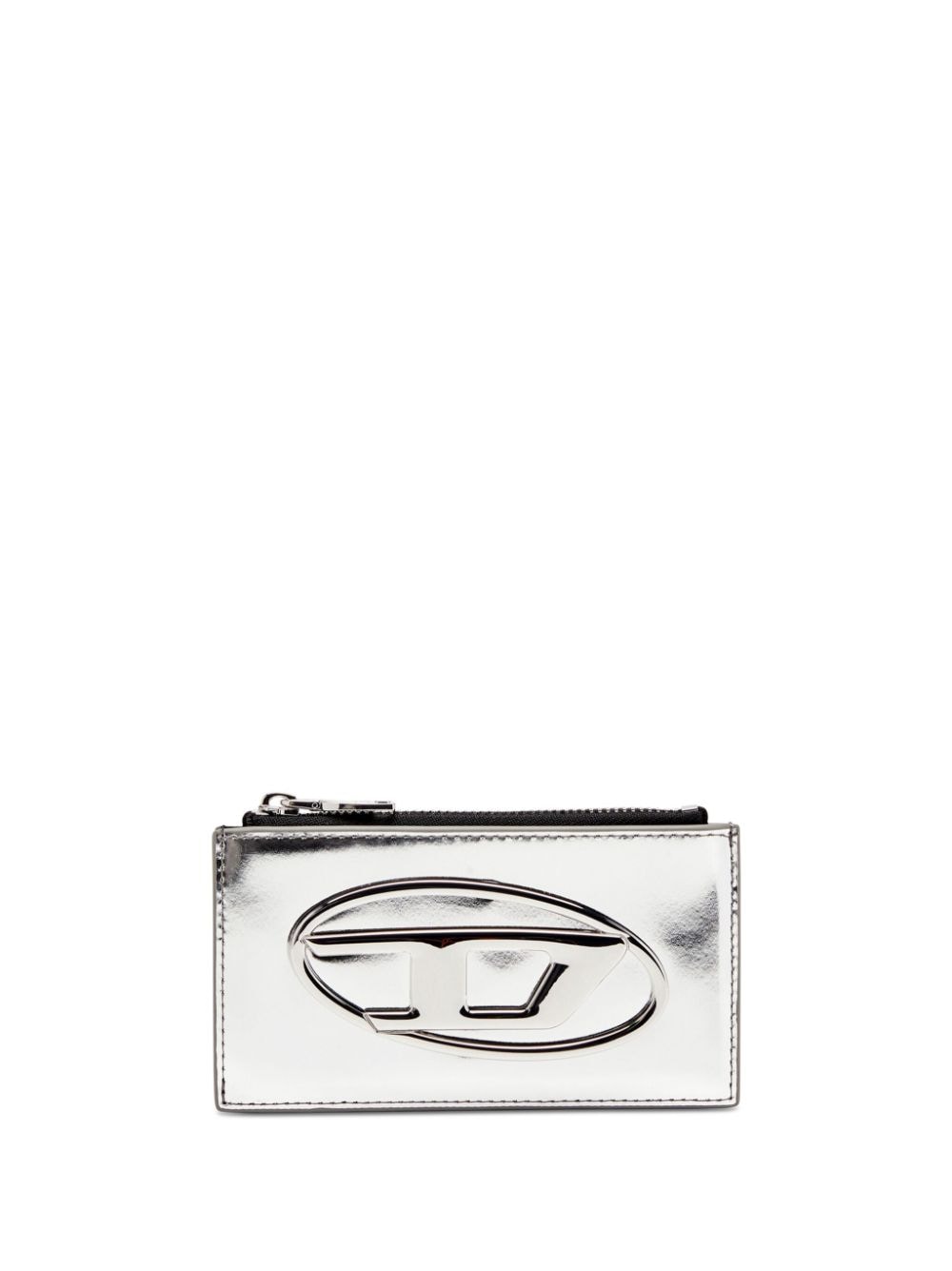 Diesel® 1dr Zipped Card Holder - Silver - 18% Off | Editorialist