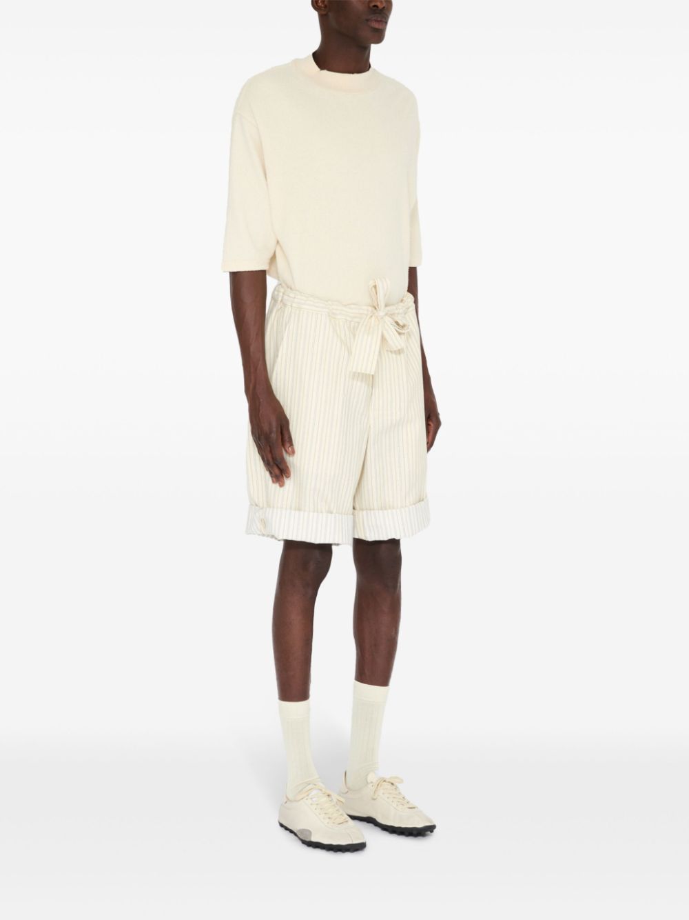 MAISON MARGIELA Maison Margiela Striped Above-Knee Shorts