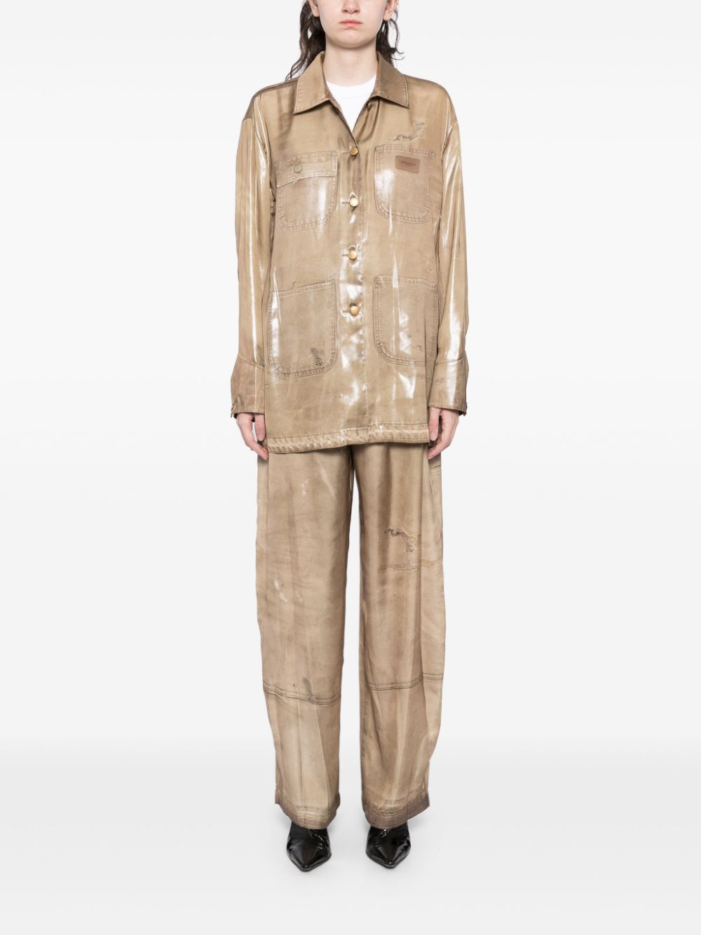 ALEXANDER WANG Alexander Wang Trompe-l'oeil Print Pants