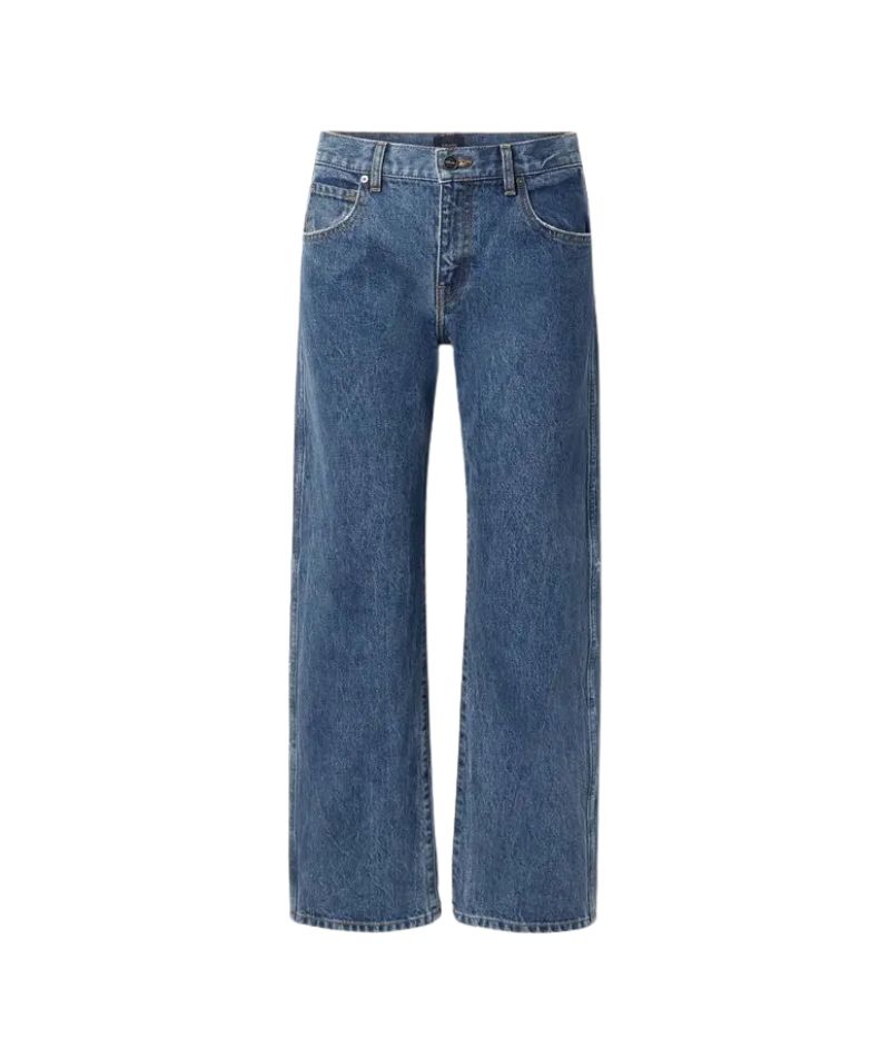 KHAITE KHAITE Kerrie Distressed Straight-Leg Jeans