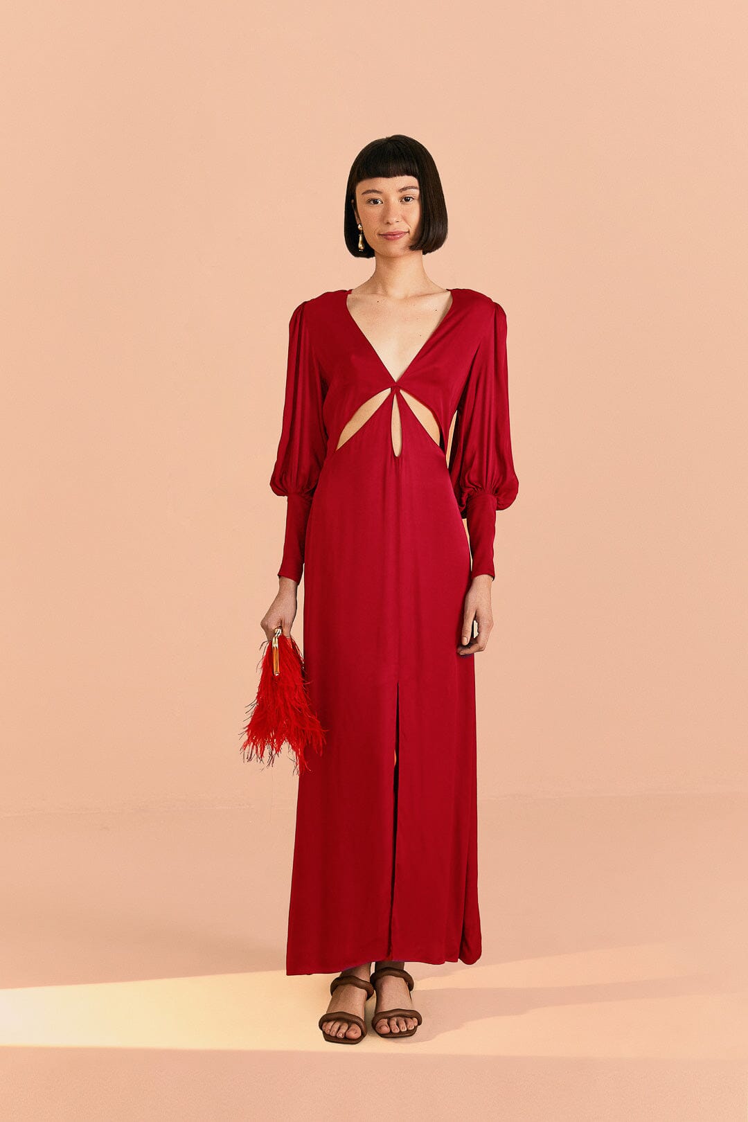 open lace back dress farm rio Red Dress – Swap Boutique