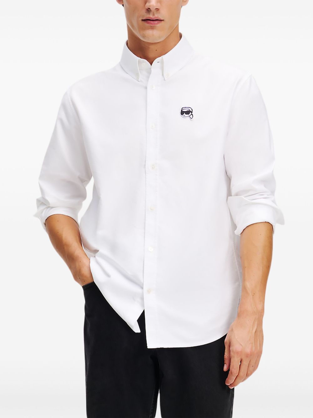 KARL LAGERFELD ikon oxford shirt