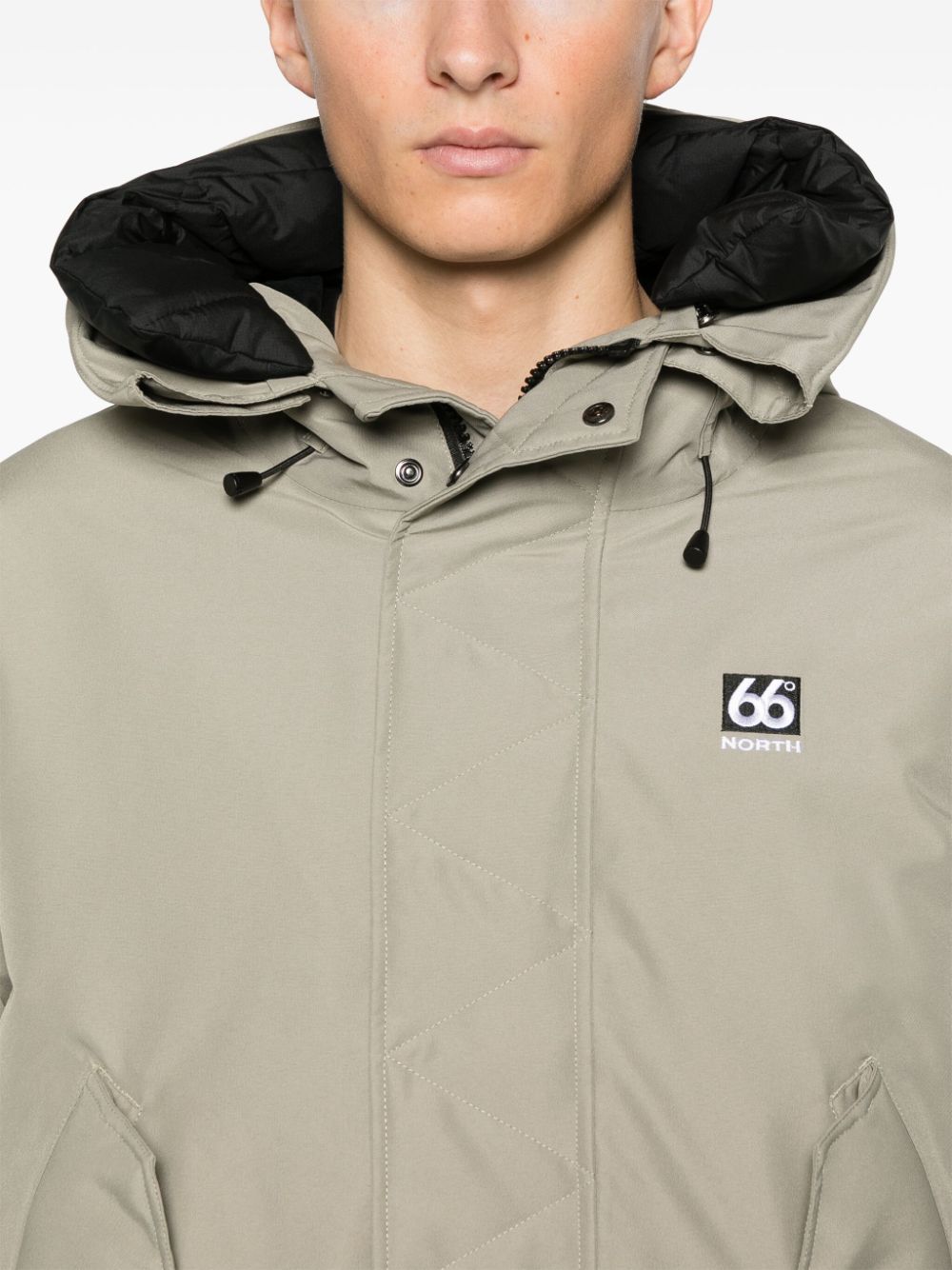66 North HofsjöKull Down Jacket In Grey - 30% Off | Editorialist