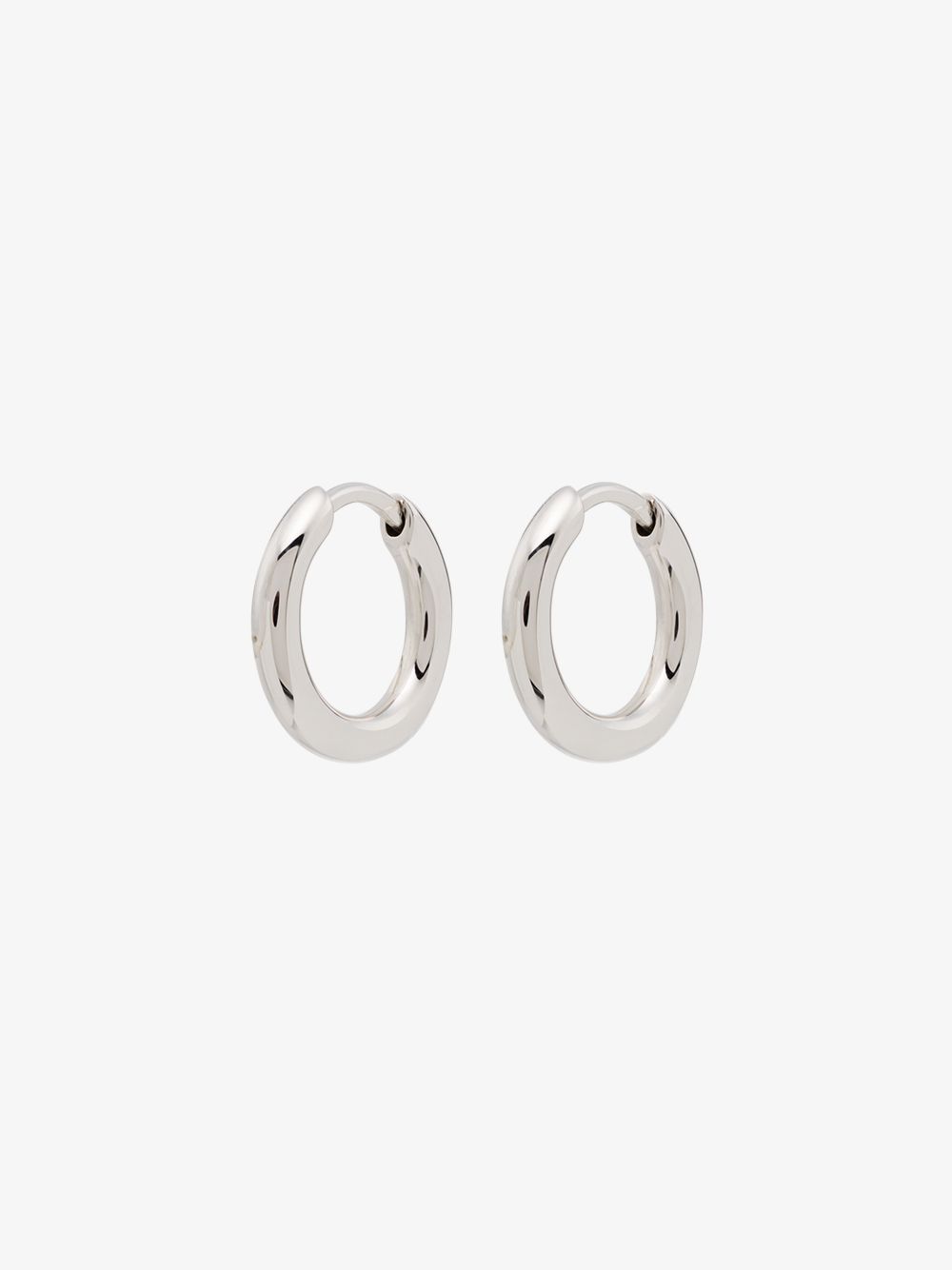 Tom Wood Sterling Classic Small Hoop Earrings In Silver - 20% Off