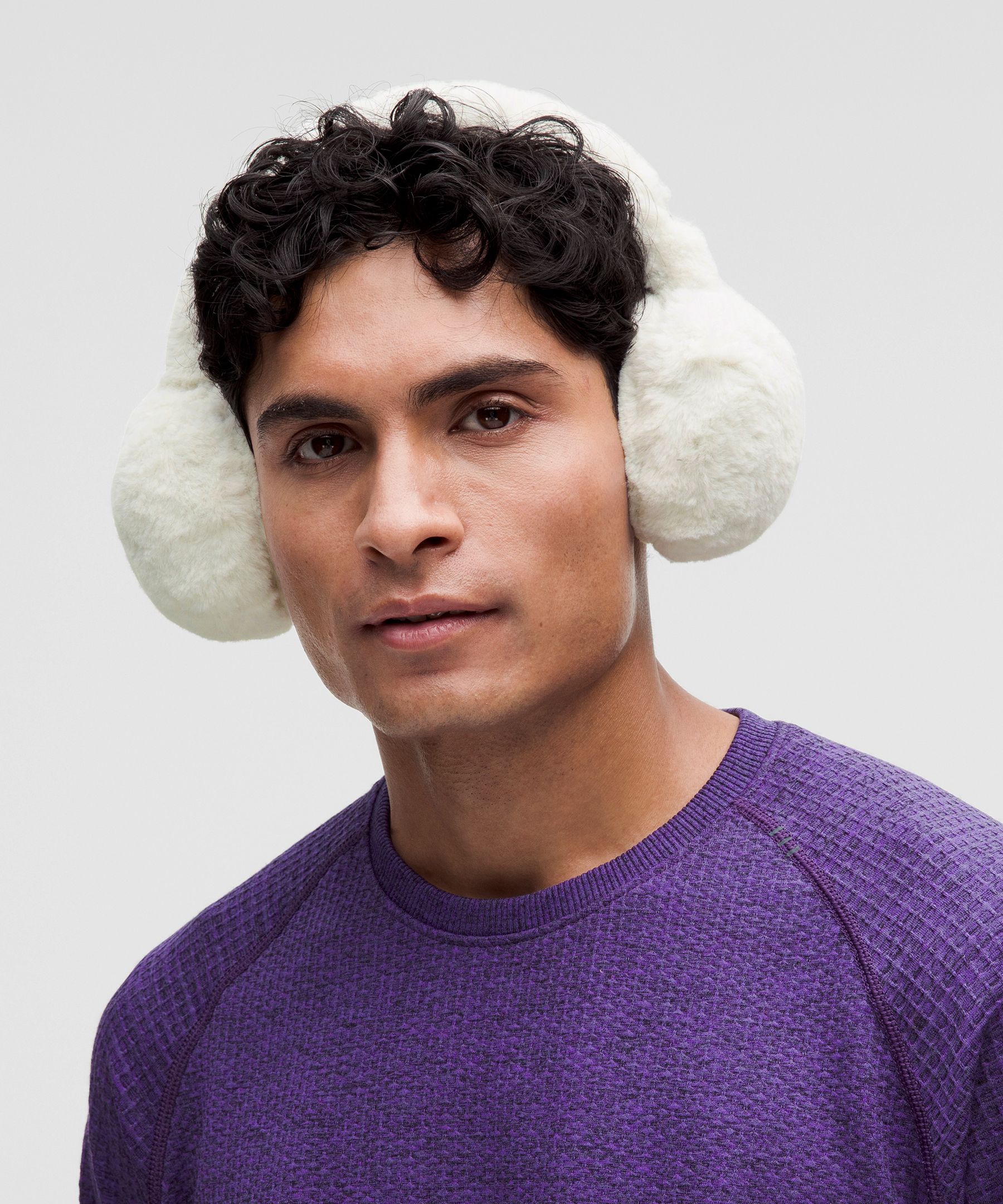 Lululemon Plush Fleece Earmuffs - Bone | Editorialist